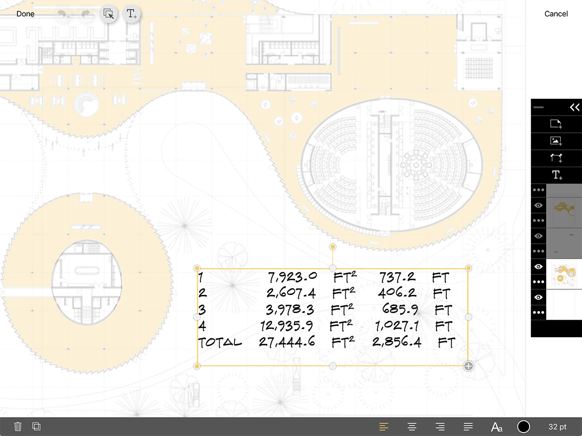 Fills & Hatches: Measure Areas & Perimeters - Morpholio Trace User Guide